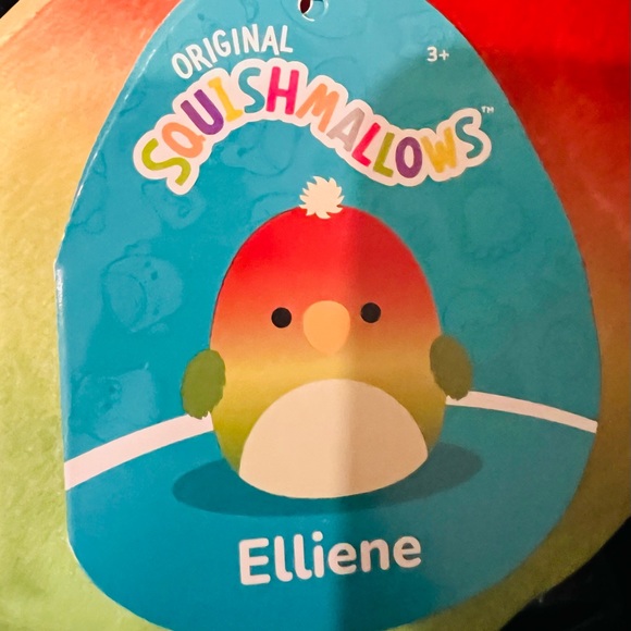Squishmallows | Toys | Nwt Squishmallow Elliene Parrot Bird Ombre 8 ...